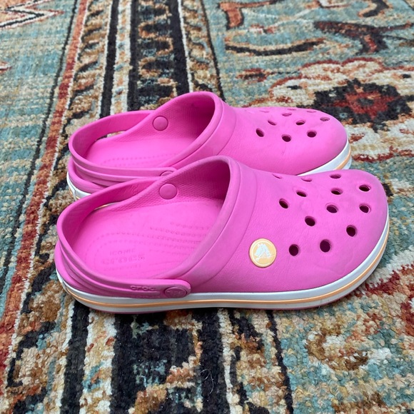 CROCS | Shoes | Croc Platform Pink Kids Shoe | Poshmark
